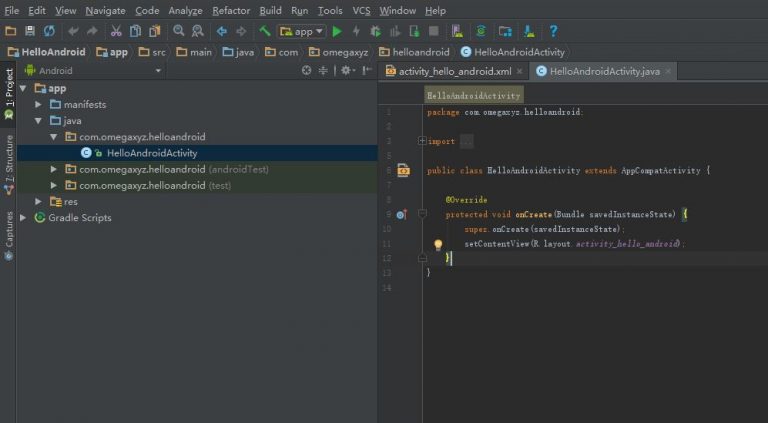 Hello, Android – OmegaXYZ